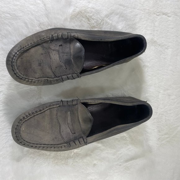 Allen Edmonds | Shoes | Allen Edmond Grey Gray Penny Loafers Size ...